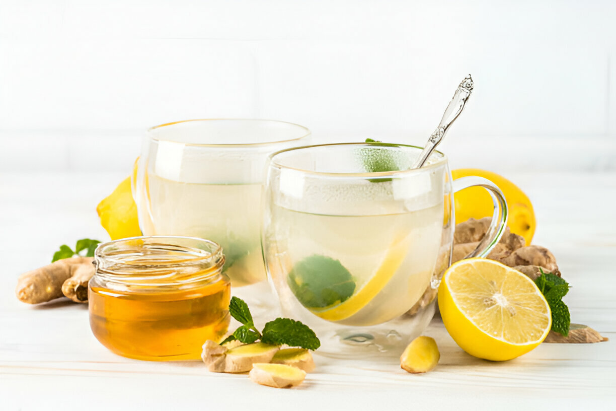 Lemon Ginger Iced Green Tea with Honey Recipe Guide
