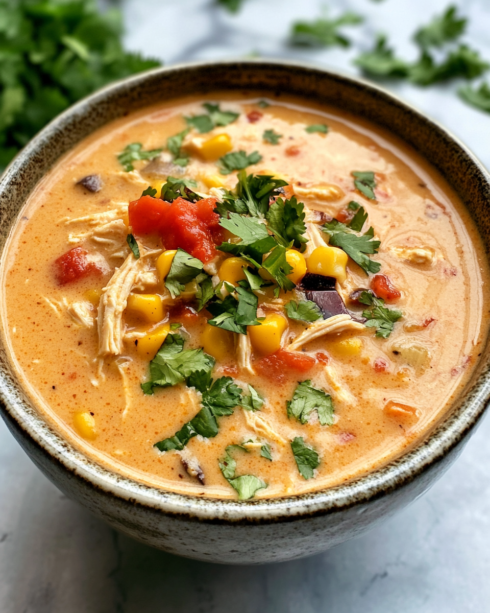 Creamy Chicken Enchilada Soup: Easy Pressure Cooker Recipe
