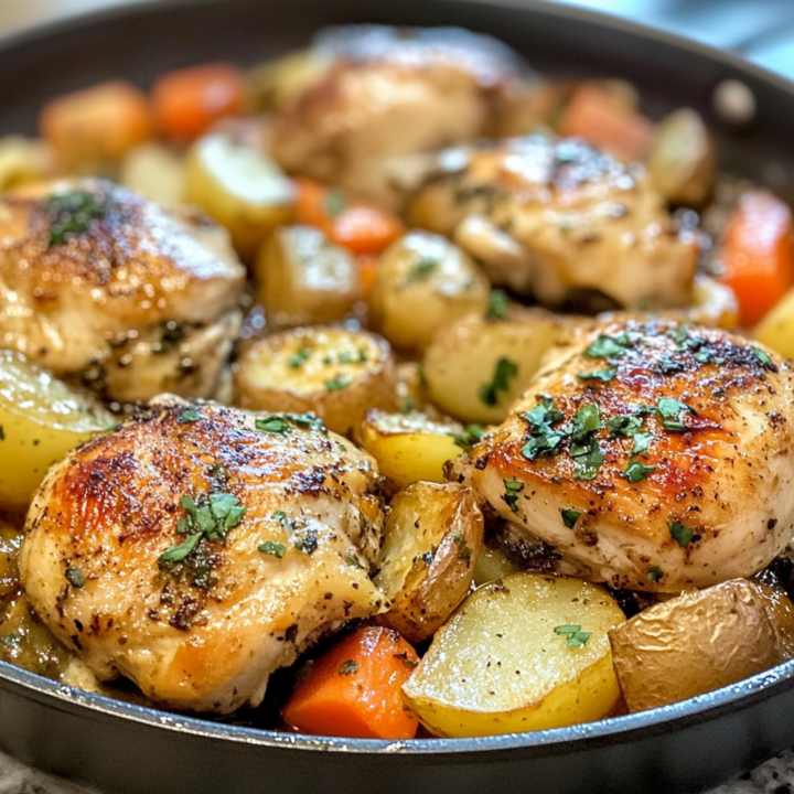 One Pan Chicken and Potatoes: Easy Pressure Cooker Recipe