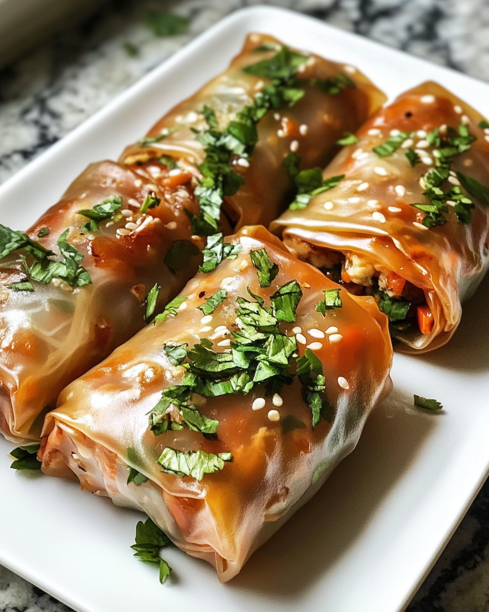 Rice paper egg rolls (gluten-free and veggie loaded!) - Recipes Ann