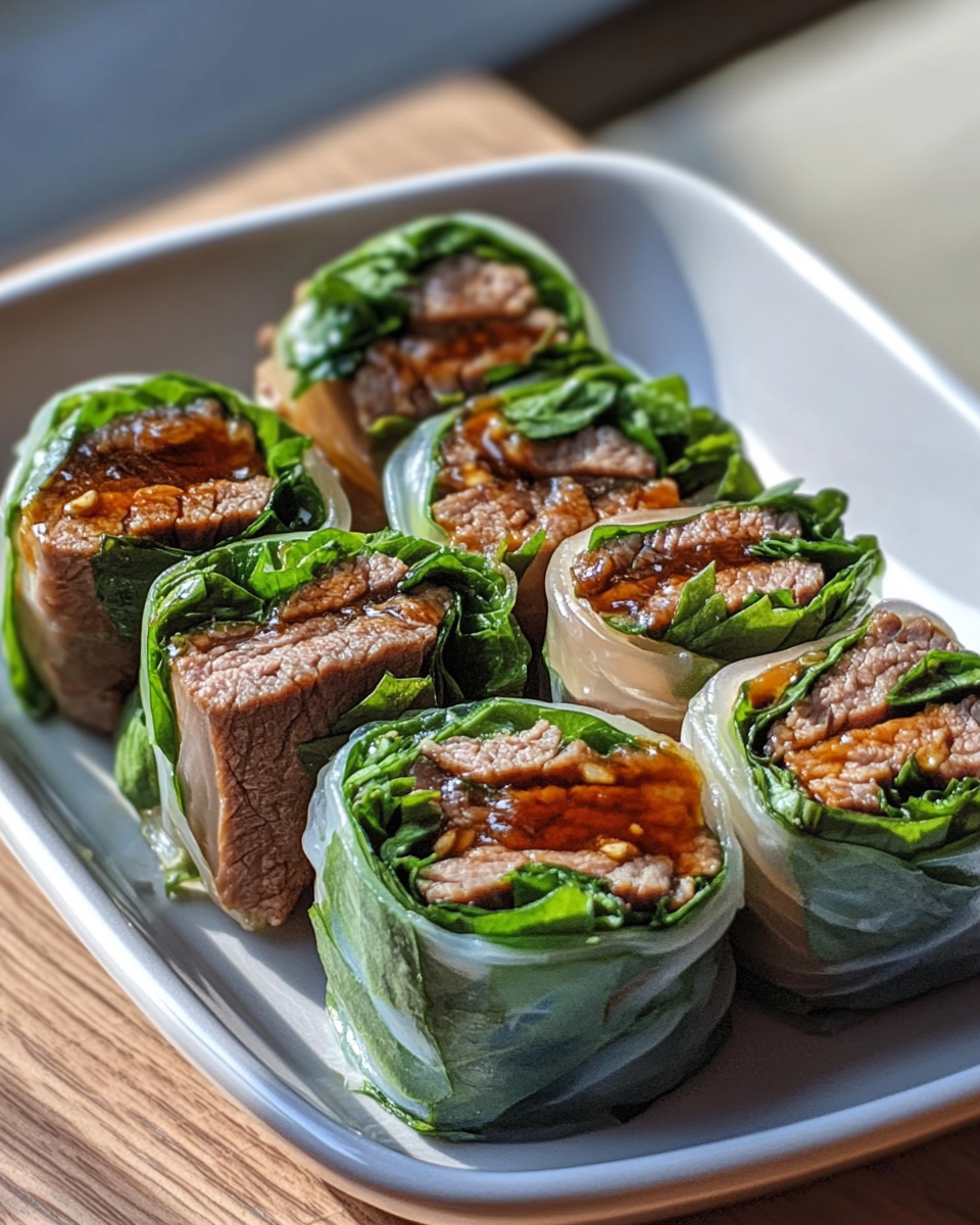 Thai Basil Beef Rolls: Fresh & Flavorful Summer Recipe